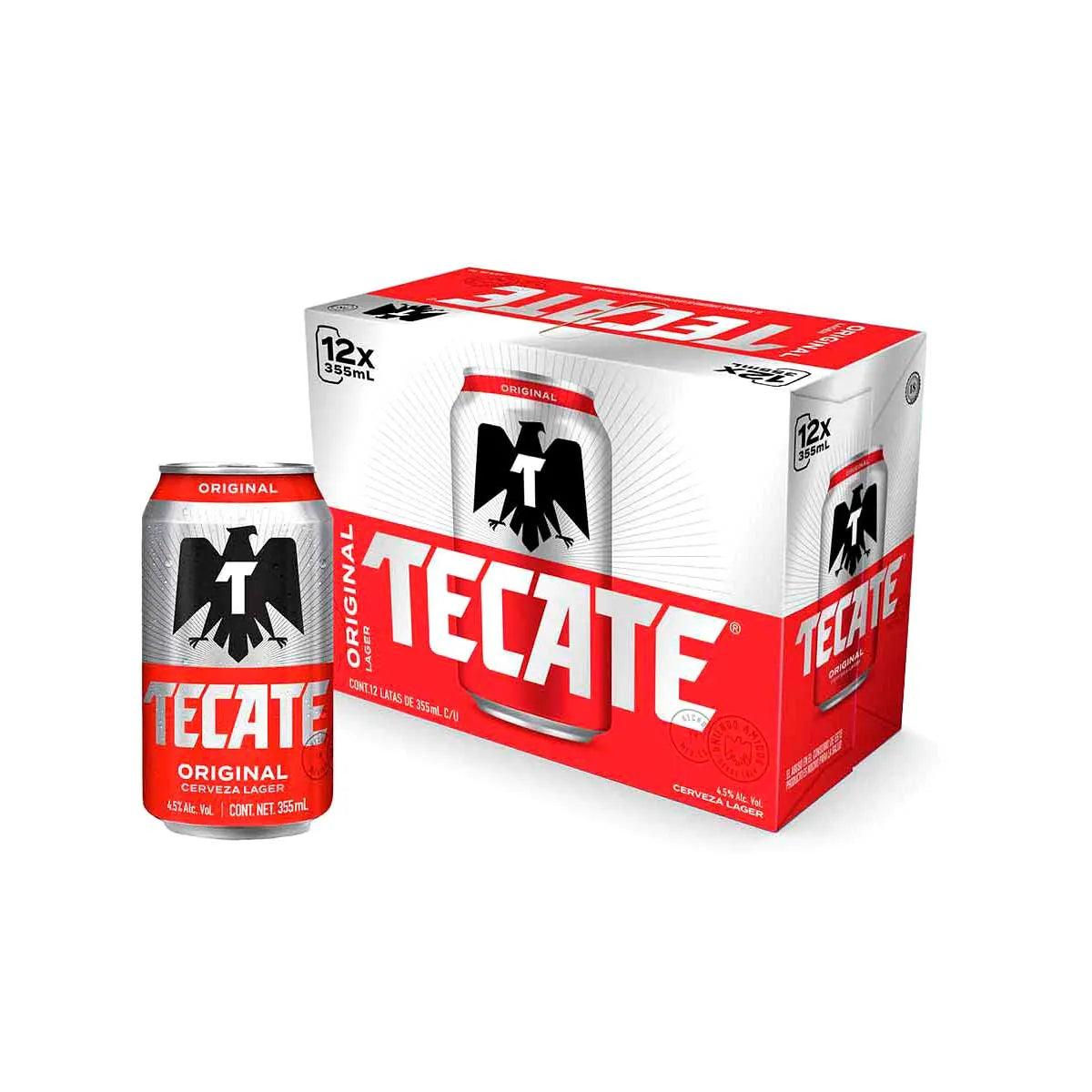 CERVEZA TECATE LATA 12 PACK 355ML – Vinosylicores.com