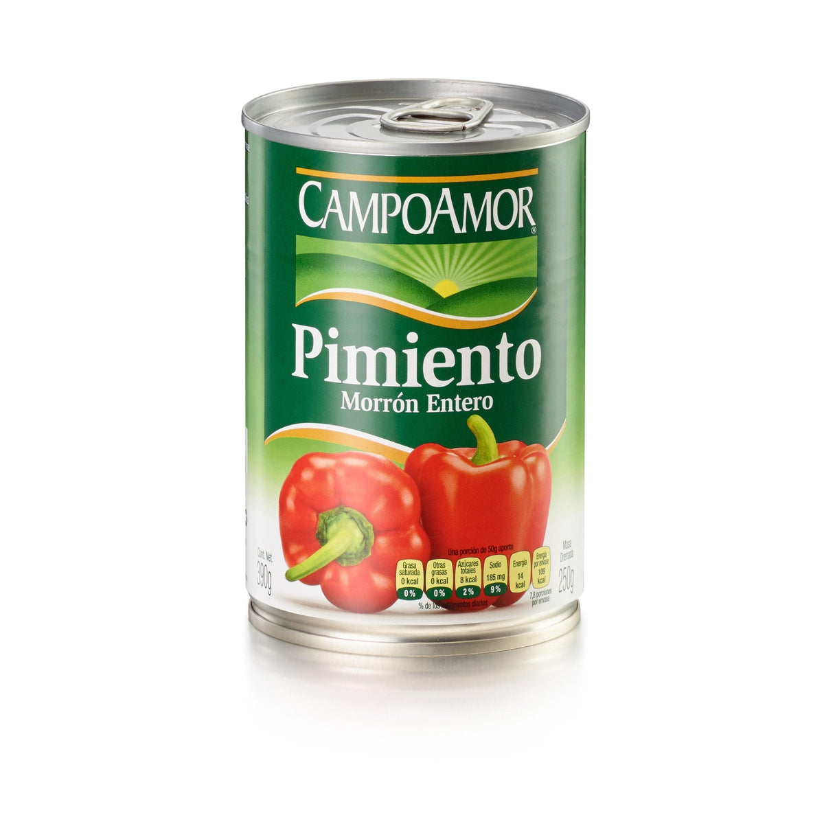 Pimiento Morron Entero Campoamor 390gr – Vinosylicores.com