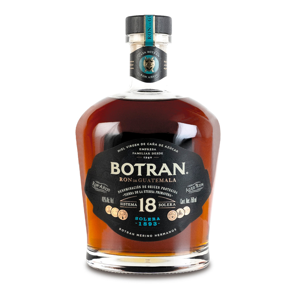 Ron Botran Solera Añejo 18 Años 750ml – Vinosylicores.com