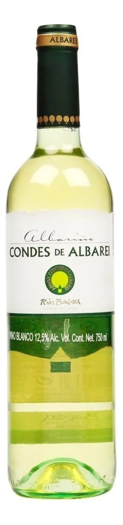 VINO BLANCO ALBARIÑO ALBAREI 750 ML – Vinosylicores.com