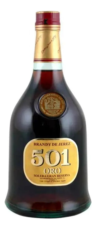 Brandy 501 Solera Gran Reserva 700ml C/P – Vinosylicores.com