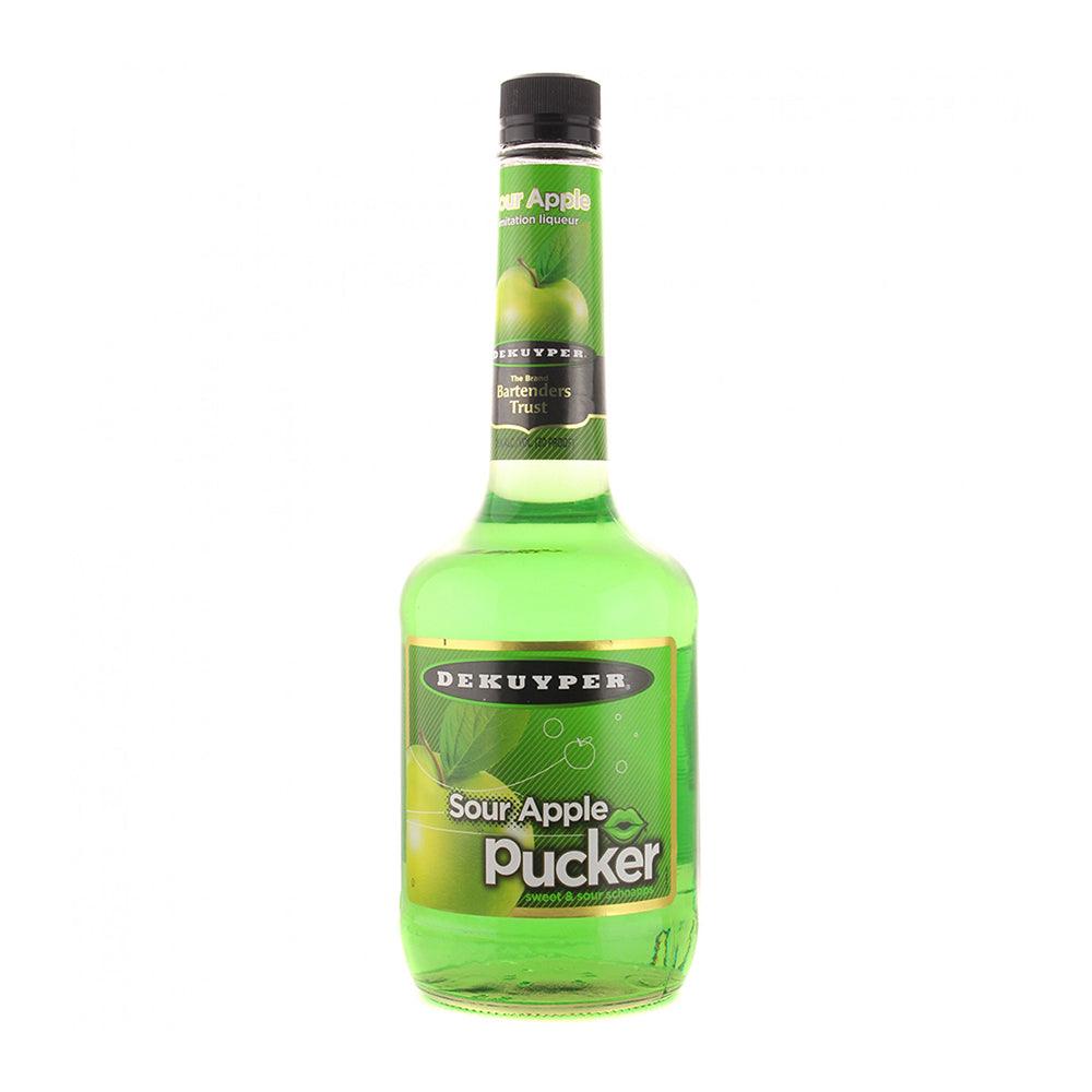 Dekuyper Sour Apple Pucket Liqueur 750ml – Vinosylicores.com