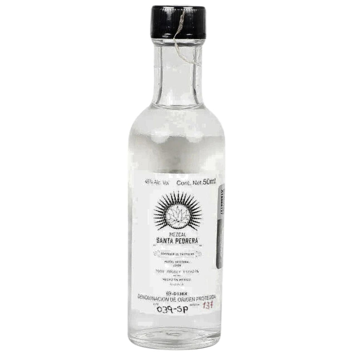 MINI MEZCAL SANTA PEDRERA JOVEN 50 ML – Vinosylicores.com