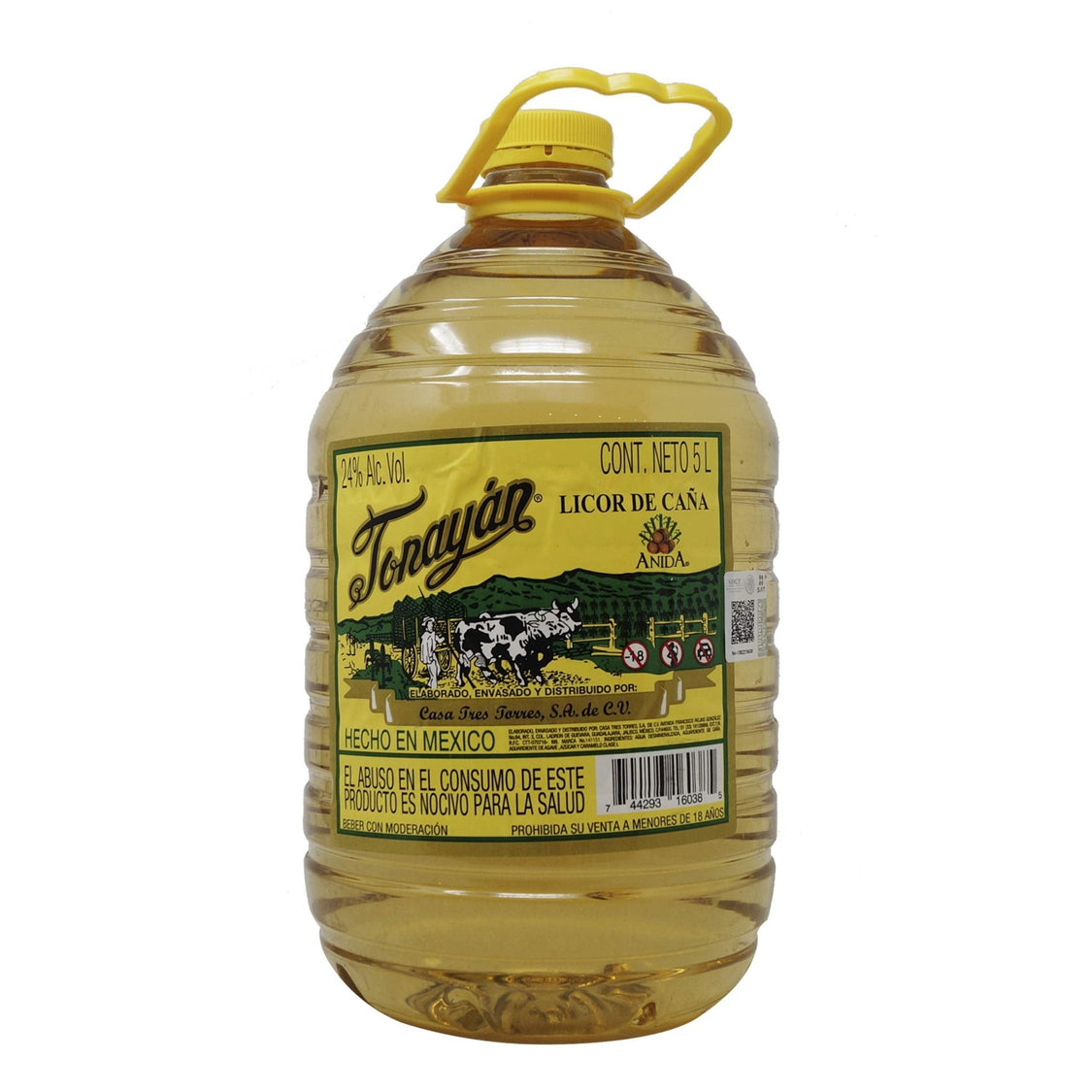 Aguardiente Tonayan Pett 5000ml – Vinosylicores.com